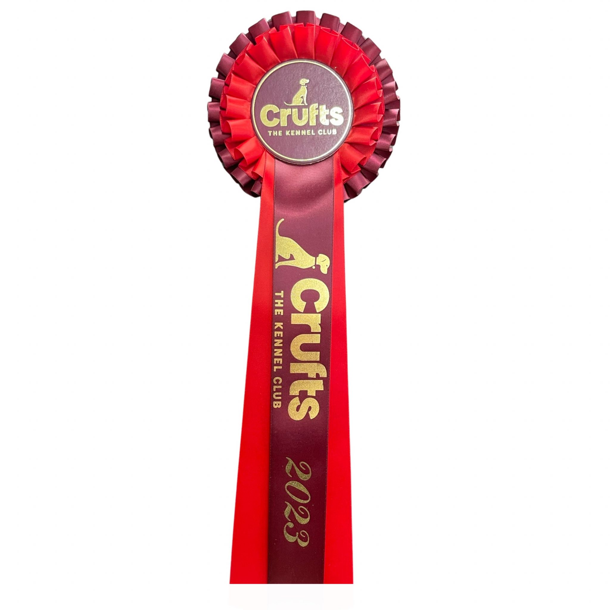 Crufts Souvenir Placing – Red – Birdbrook Rosettes Ltd